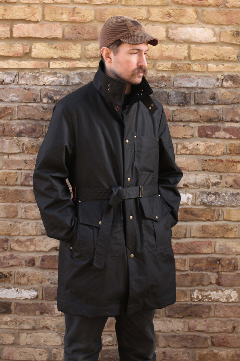 Waxed Cooper Coat - Long – A State of Nature Ltd.